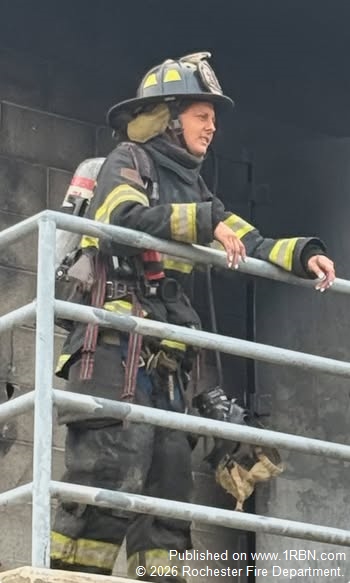 Rochester Firefighter Earns Pro Board Firefighter II Certification