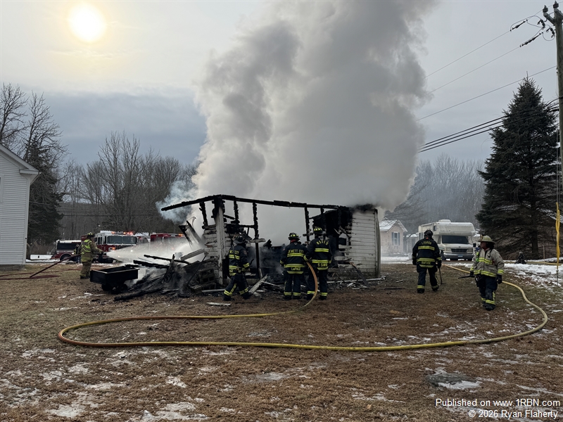 Griswold Garage Fire