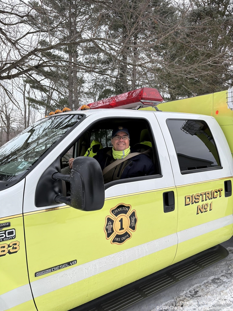 Charlton Firefighters Conduct Cold-Weather Driver Training