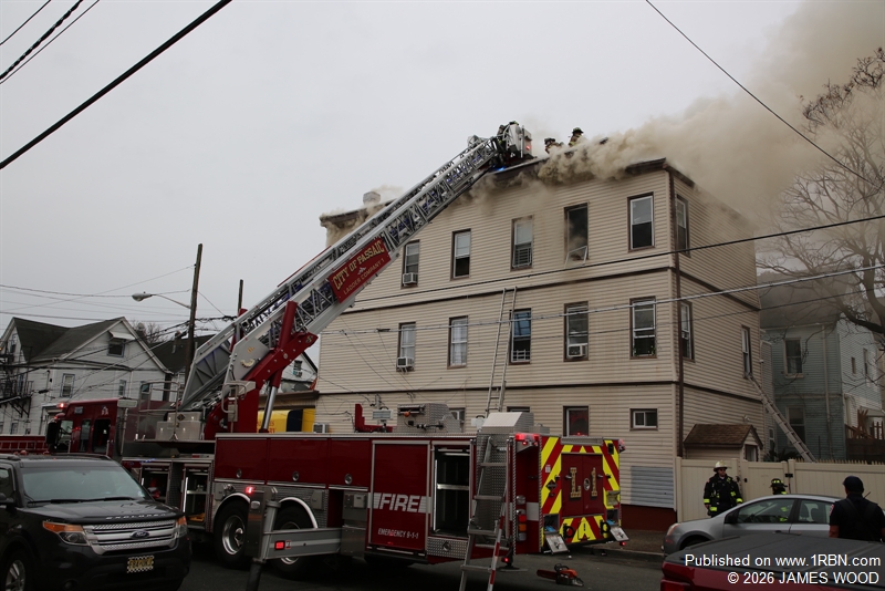 3rd Alarm fire strikes again in the city of Passaic