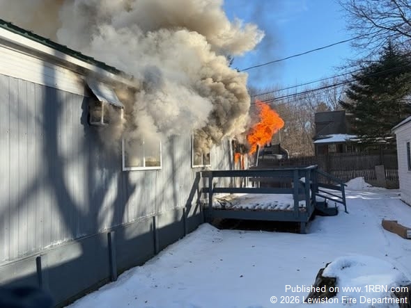 Lewiston Firefighters Respond to Three Structure Fires in One Day