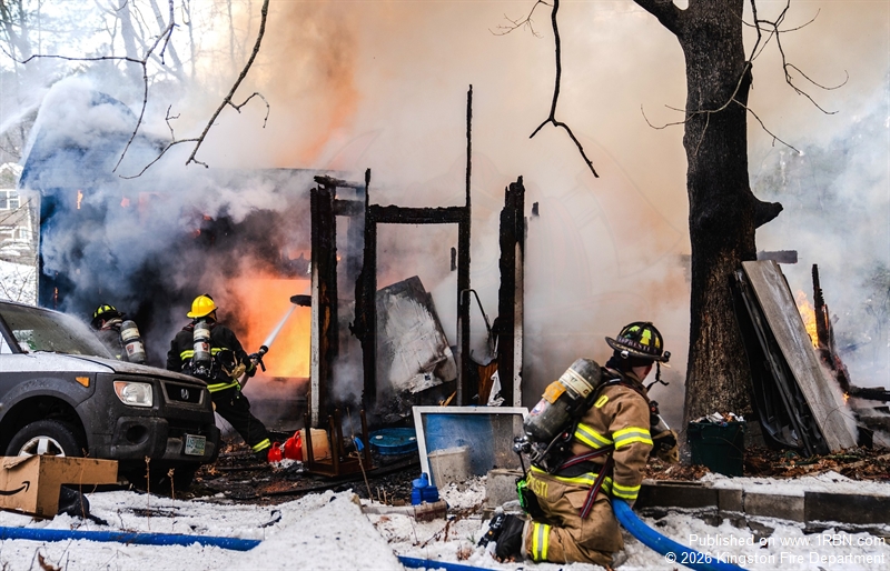 Kingston Fire, Mutual Aid Knock Down Afternoon Fire