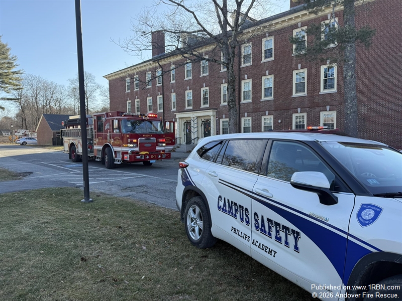 Andover Firefighters Investigate Alarm at Phillips Academy