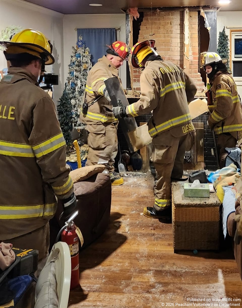 Peacham Firefighters Assist With Overnight Chimney Fire, Limiting Damage