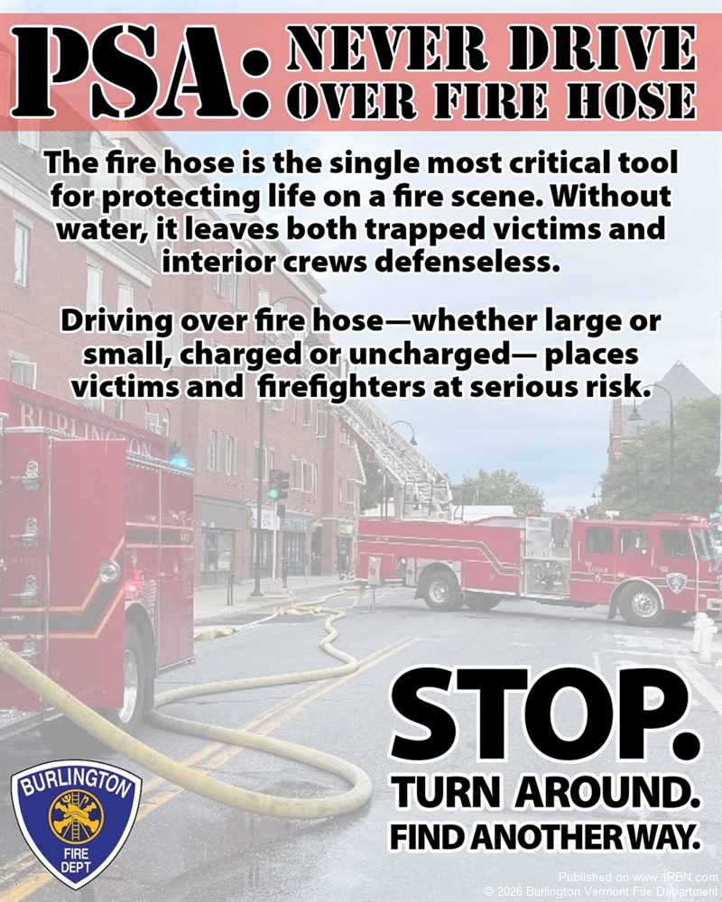 Fire Department Issues Safety Warning Urging Drivers to Never Cross ...