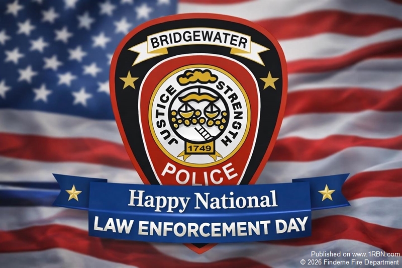 Finderne Fire Recognizes Law Enforcement Appreciation Day