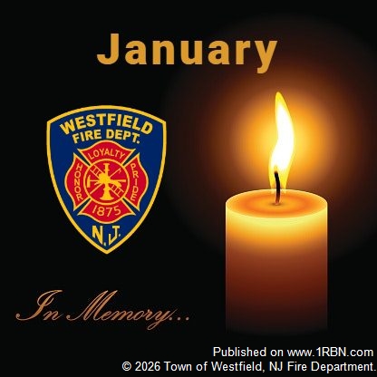 January Memorial: Honoring Fallen Members of Westfield Fire Department