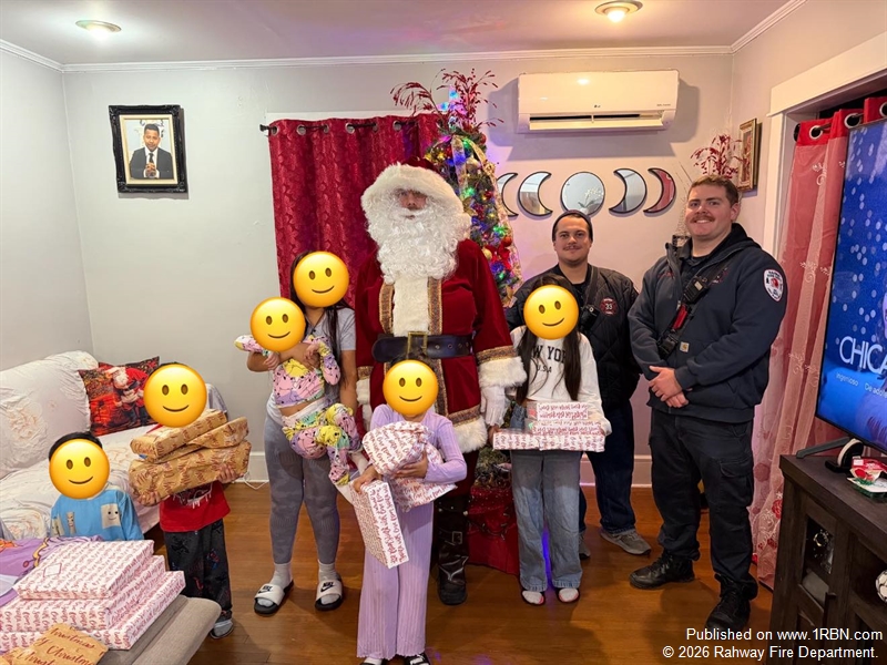 Rahway Fire Department Completes Annual Holiday Gift Giving