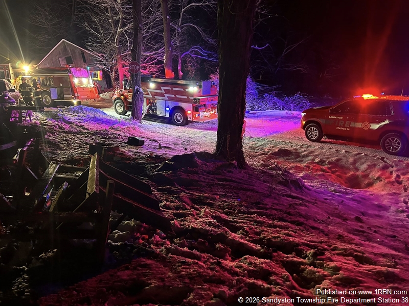 Multi-Agency Response Contains Camper Fire Near Residence