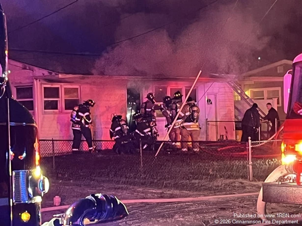 Rescue Engine 2013 Assists at Maple Shade Dwelling Fire