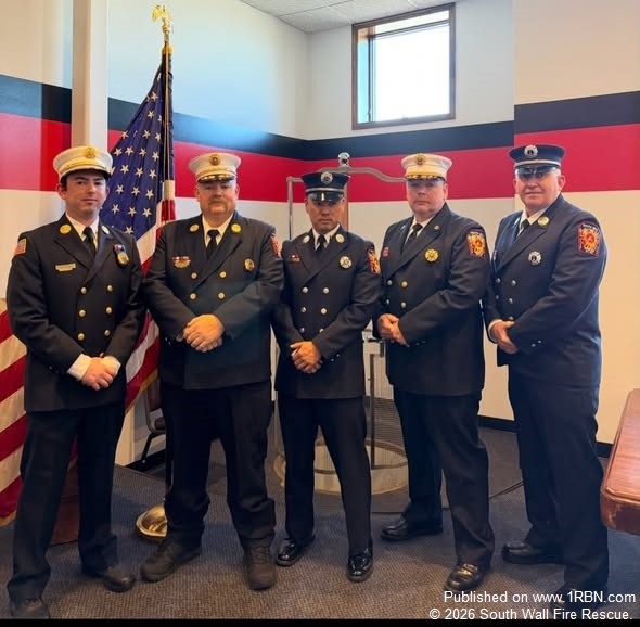 South Wall Fire Rescue Announces 2026 Officer Appointments