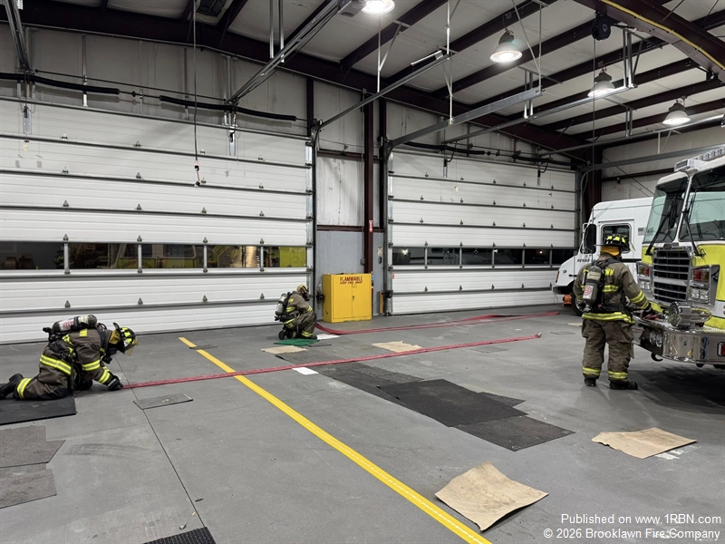 Brooklawn Fire Company Conducts Hose and SCBA Training