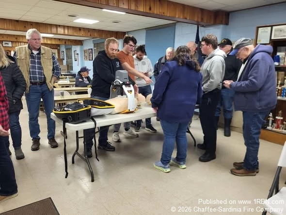 Chaffee-Sardinia Fire Company Places New Life-Saving LUCAS 3 Devices ...