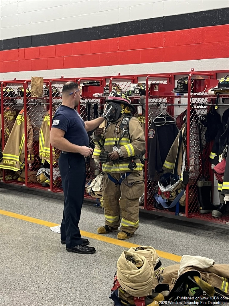 Firefighters Complete SCBA Skills Review Ahead of Live Burns