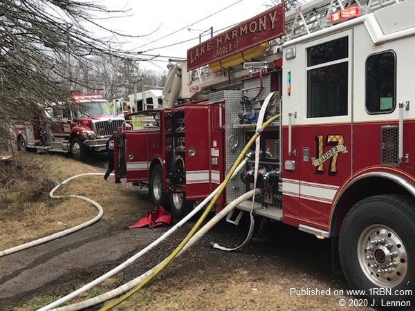 Dwelling Fire Destroys Home in the Pocono Mountains