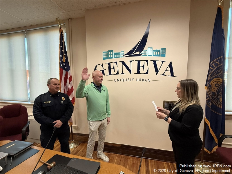 Geneva Fire Department Marks Leadership Appointment