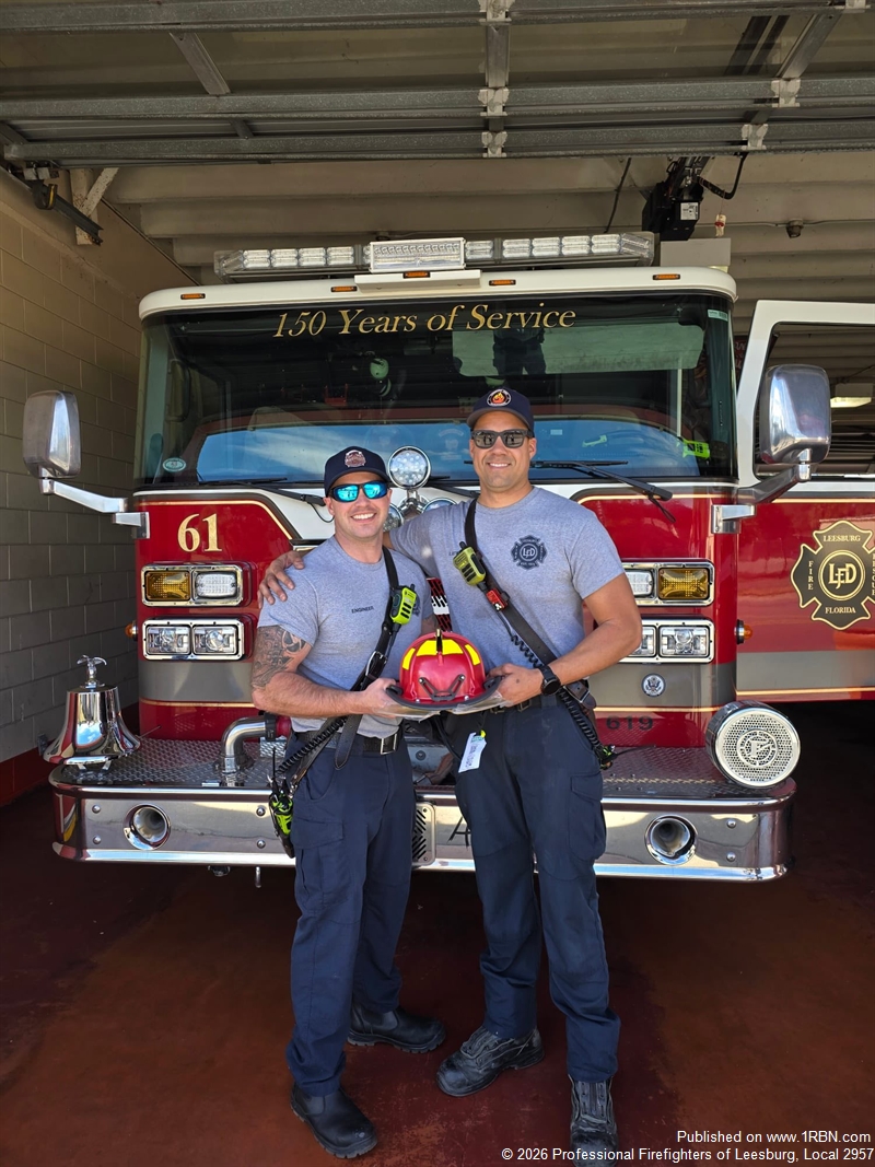 Leesburg Firefighters Announce New Lieutenant