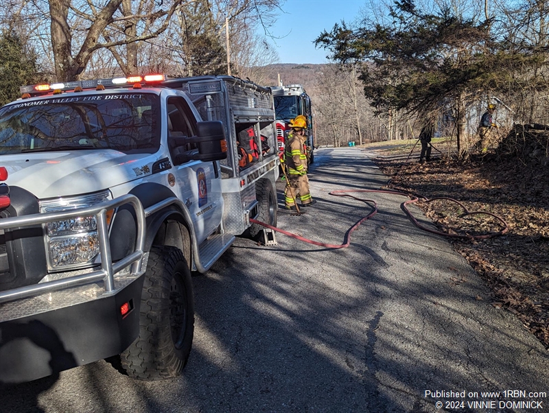 Brush Fire, Mountain View Ave. in Newburgh Brush Fire, Mountain View Ave. in Newburgh