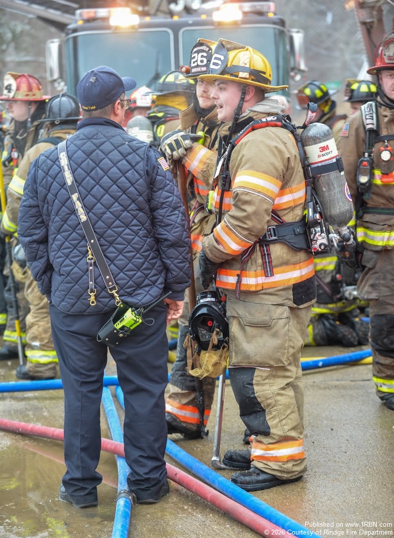 Rindge Firefighters Assist at Two-Alarm Structure Fire in Greenville
