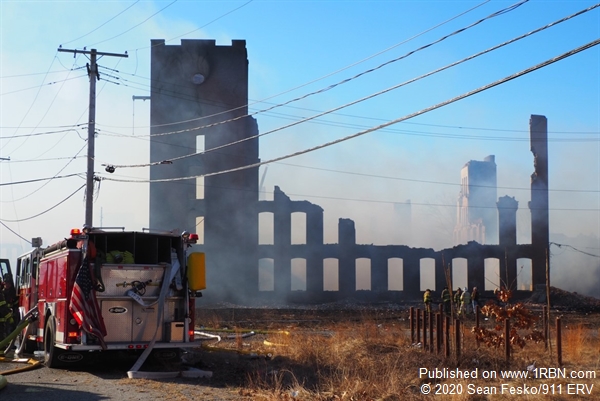 Crews Work Overnight at General Alarm Mill Fire in Pawtucket