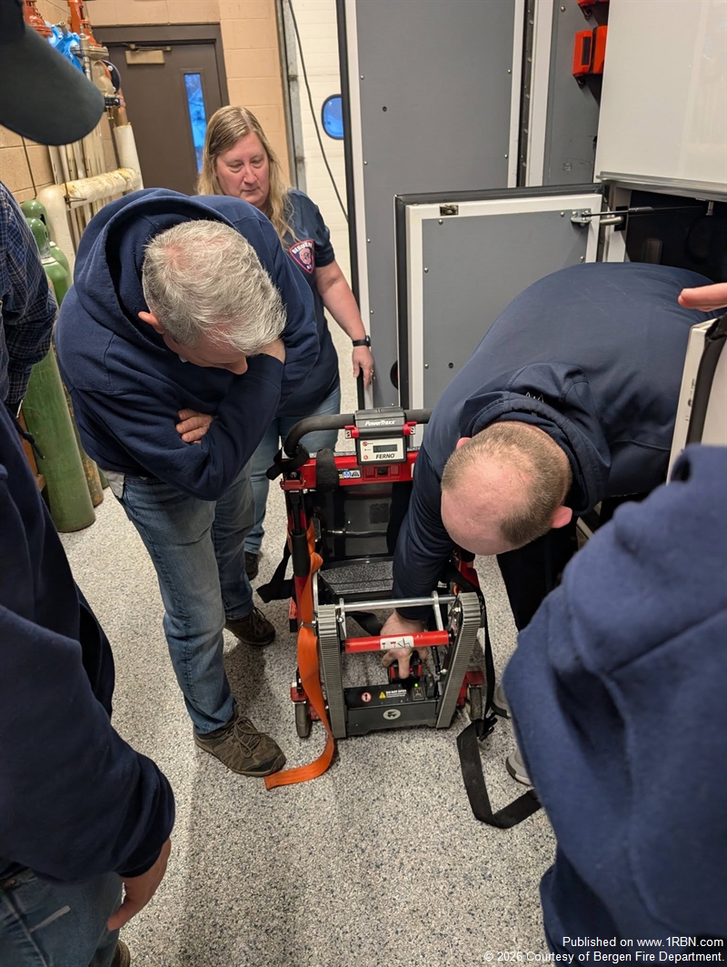Fire and EMS Crews Train Together in Bergen