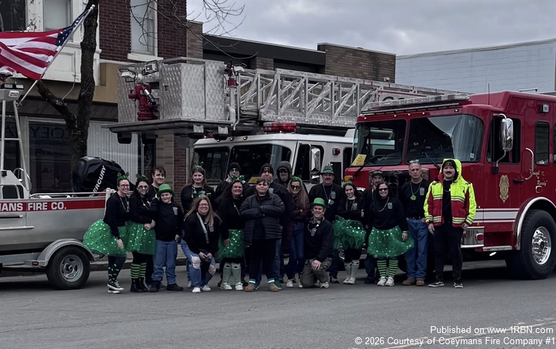 Coeymans Fire Company Participates in 75th Annual Albany St. Patrick’s ...