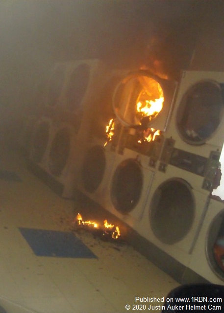 Fire at Reading Laundromat