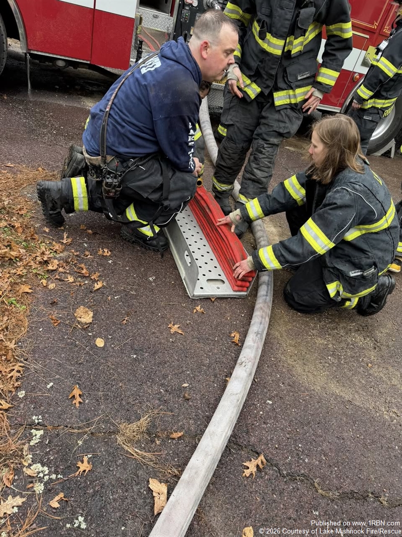 Lake Mishnock Fire/Rescue Conducts Intensive Training at Acquired Structure