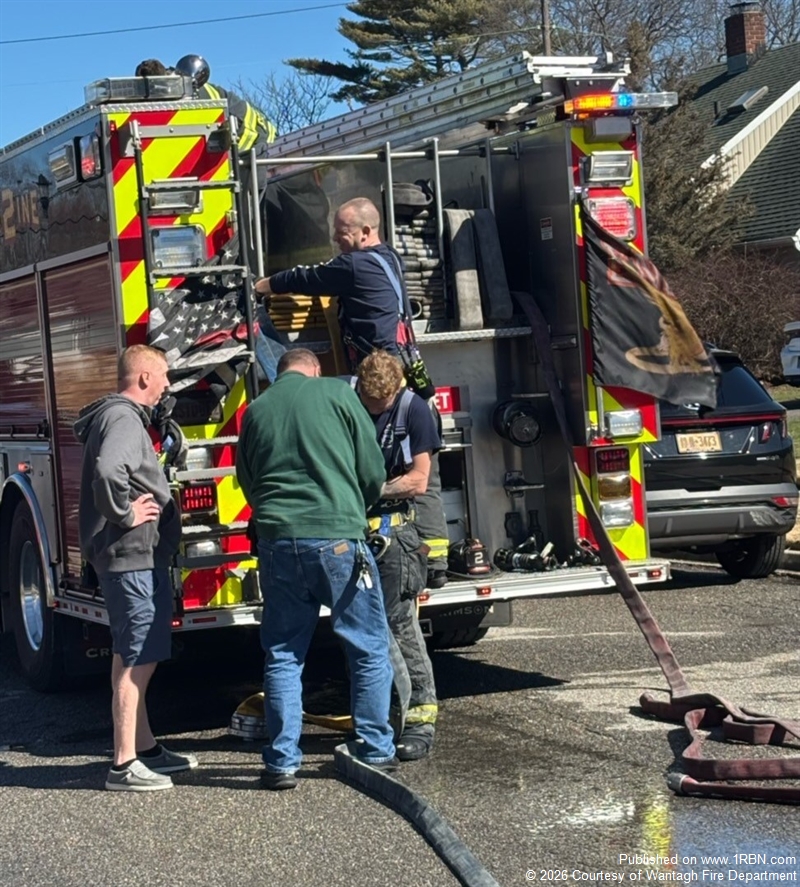 Wantagh Crews and County HazMat Respond to Propane Tank Leak
