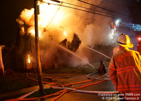 Heavy Fire Conditions at New Britain House
