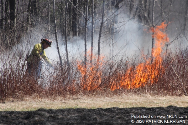 Brush Fire in Hudson