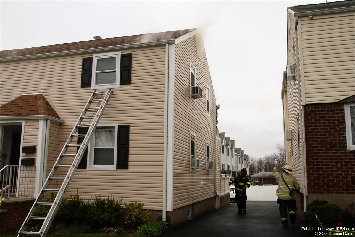 Working Attic Fire in Lodi