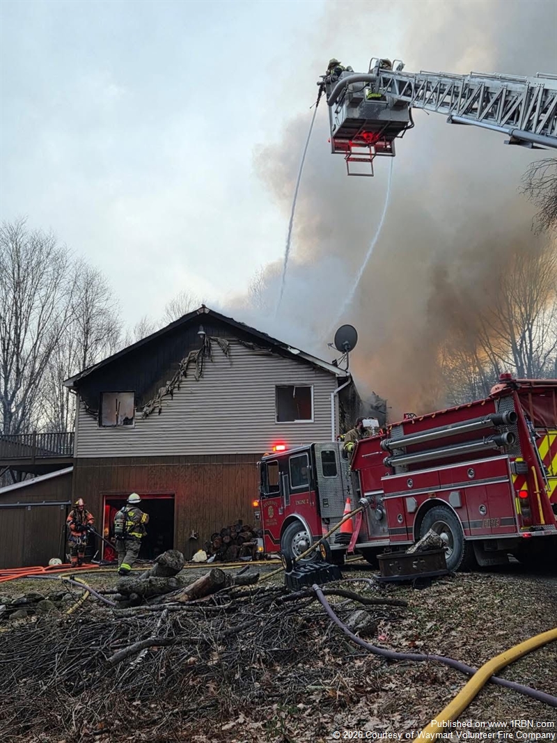 Waymart Firefighters Assist at Second Alarm Structure Fire in Preston ...