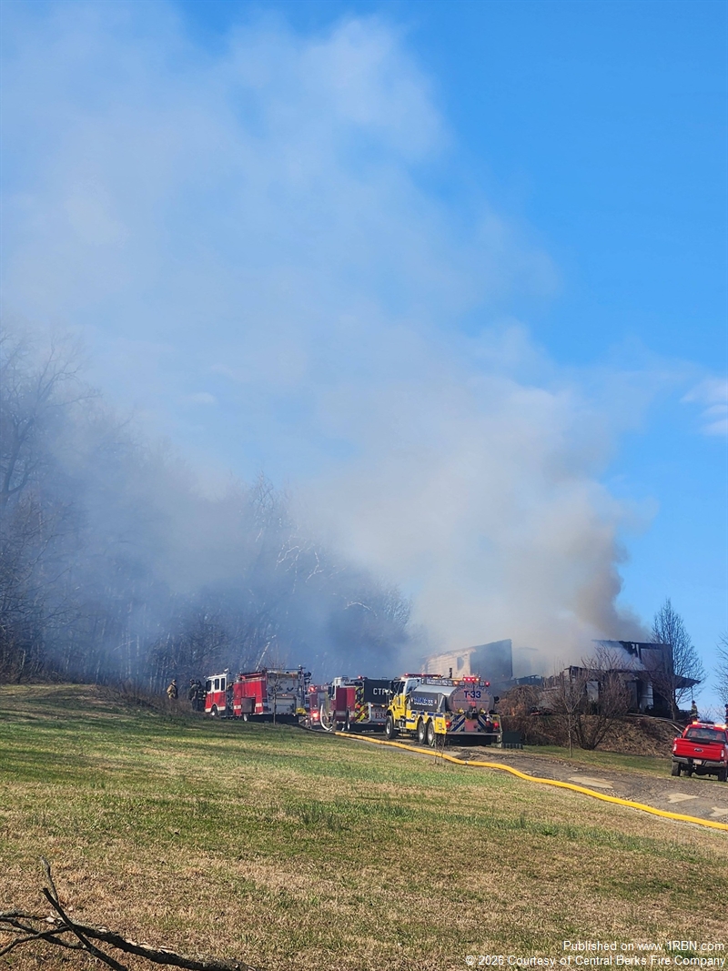 Resident Escapes as Crews Contain Berks County House Fire
