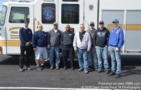 Junction Fire Co. Hosts Firefighter Visiting from Arkansas