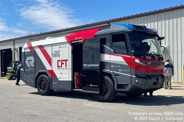 Ohio Fire Academy Hosts World's First Electric Fire Truck