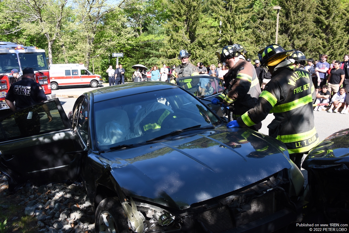 Mock Prom Crash in Waltham