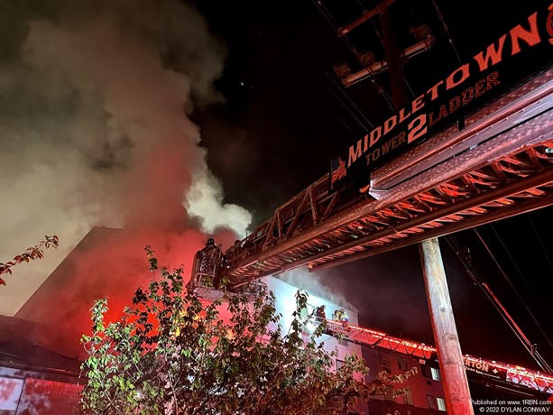 Four Alarms Struck at Newport Hotel Fire