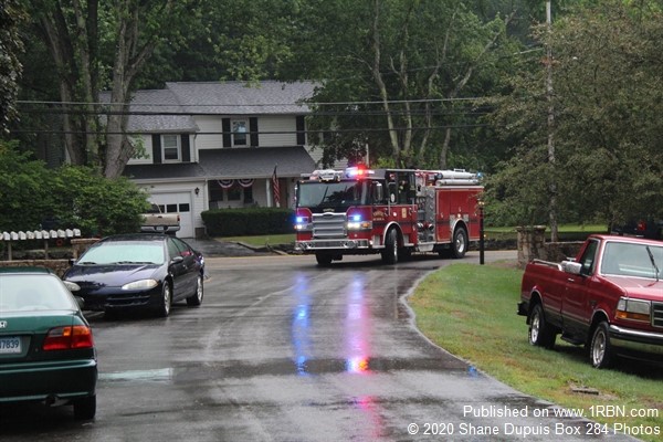 Yantic Firefighters Extinguish Auto Fire