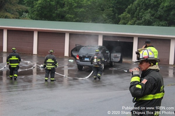 Yantic Firefighters Extinguish Auto Fire