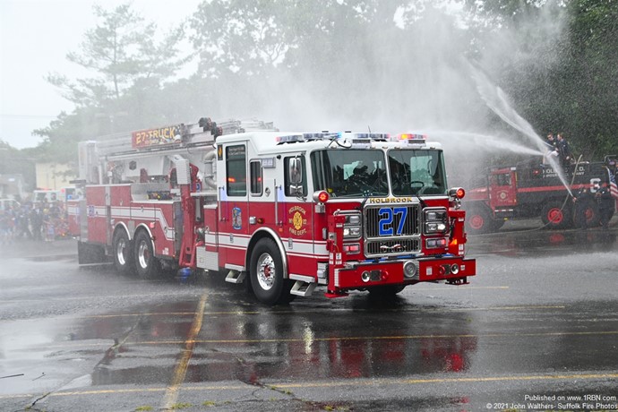 Holbrook FD Welcomes Jupiter Truck 27 to the Fleet with Special Dedication