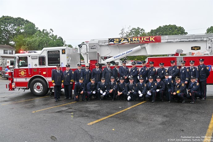 Holbrook FD Welcomes Jupiter Truck 27 to the Fleet with Special Dedication
