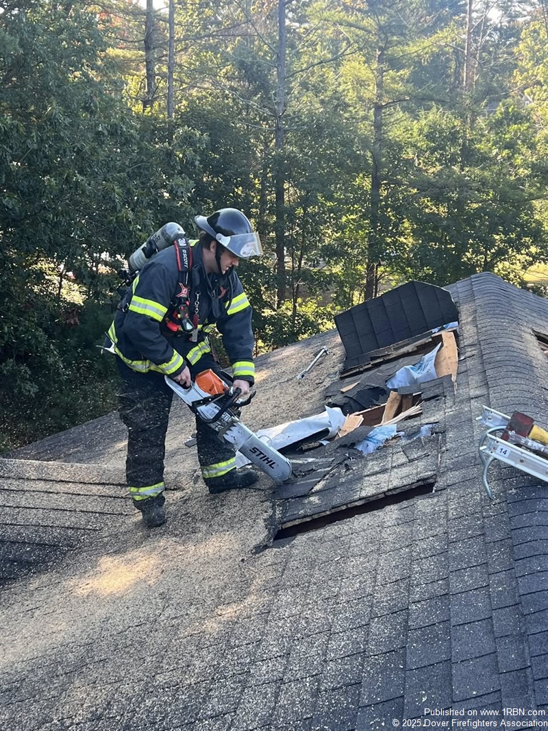 Dover Firefighters Enhance Readiness with Roof Operations Training