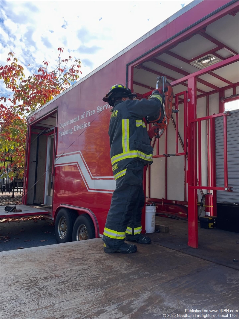 Needham Fire Department Strengthens Skills with Forcible Entry CourSE