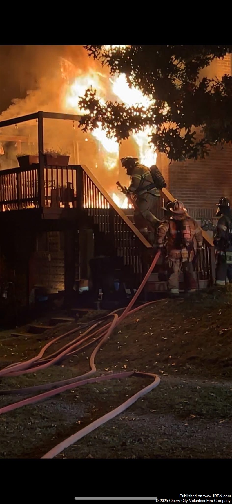 Firefighters Battle Working Residential Blaze on Anderson Road in Shaler