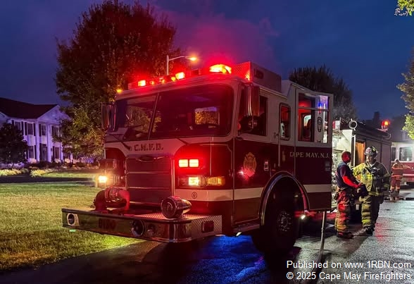 Quick Response Contained Bridge Lane Deck Fire in Cape May