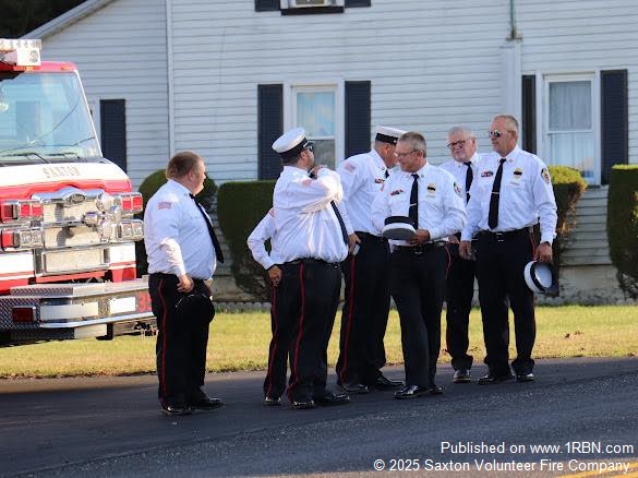 Saxton Volunteer Fire Company Honors Life Member Patty Leonard