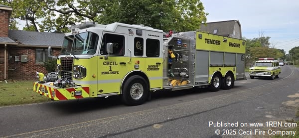 Cecil Fire Company Joins Bridgeport Fire Company’s 125th Anniversary Parade