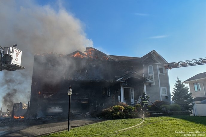 Heavy Fire Load Upon Arrival in Massapequa