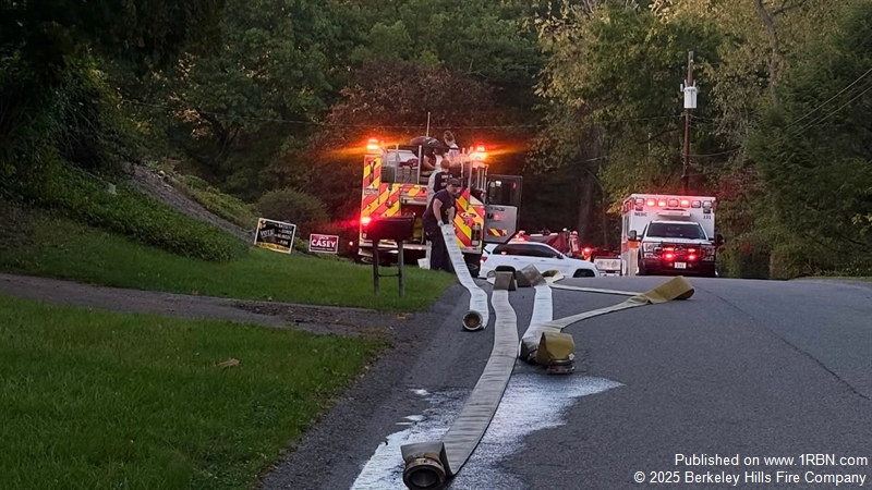 Engine 247 Assists at Working Building Fire in McCandless
